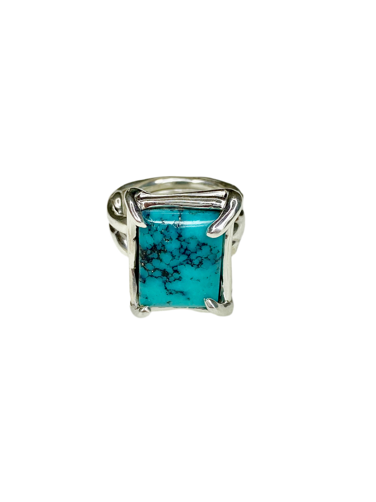 Rectangular Turquoise Ring | KazMexico